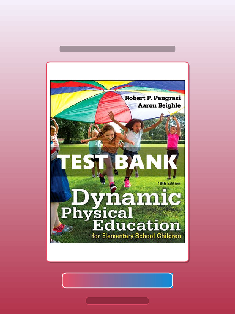 Answers For Dynamic Physical Education For Elementary School Children ...