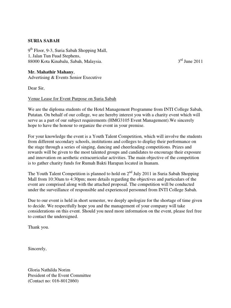 59240758 Event Proposal Detailed | Cheerleading | Personal Growth