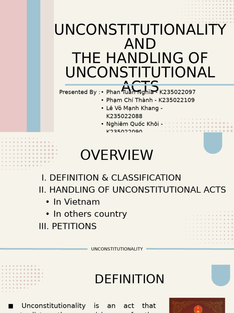 Un Constitutionality | PDF | Supreme Court Of The United States ...