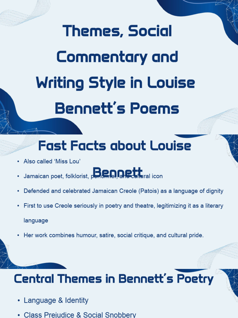 Themes, Social Commentary and writing style etc in Poems by Louise ...