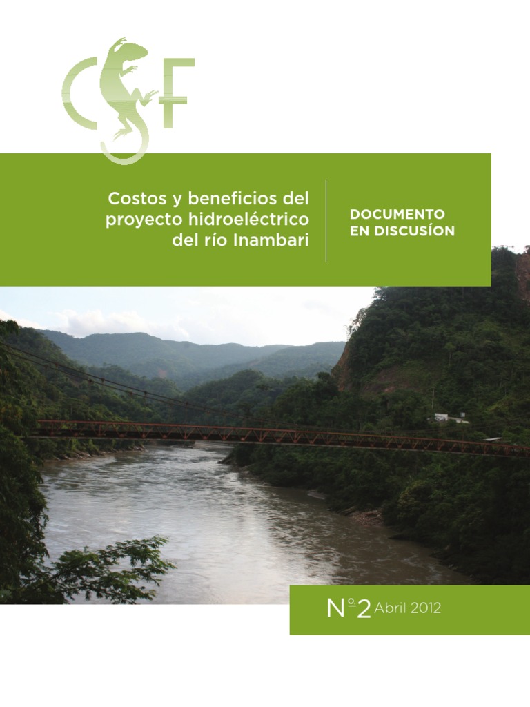 Costos y Beneficios Proyecto de La Central Hidroeléctrica de Inambari | PDF | Perú | Brasil