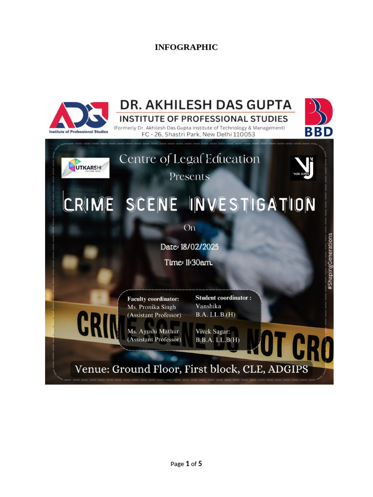 Crime Scene Investigation Report 2025 | PDF | Forensic Science | Crime ...