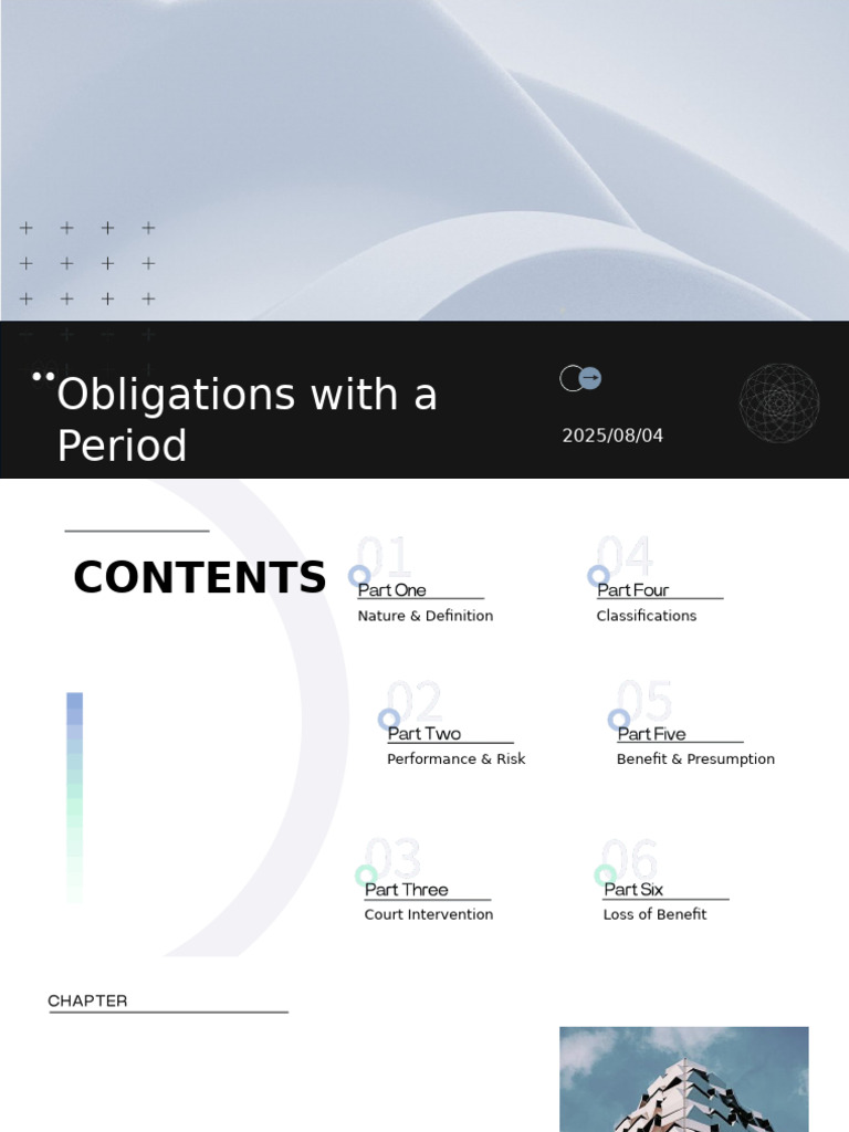 Understanding Obligations with a Period | PDF | Guarantee | Debtor