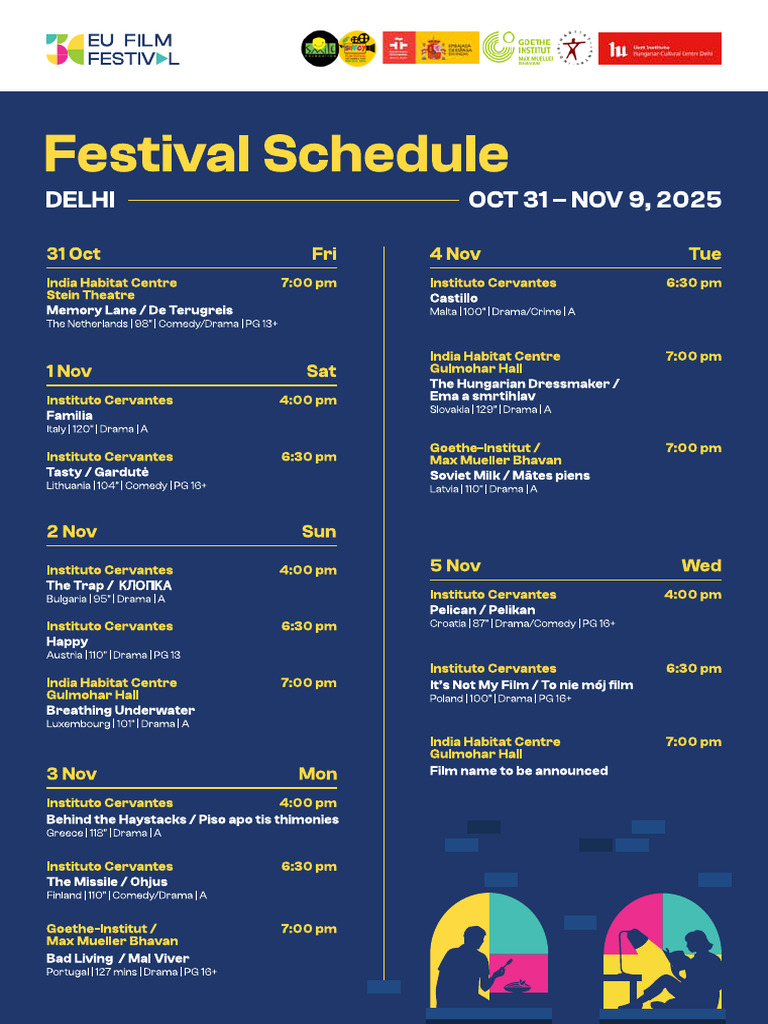 EUFF Schedule 2025 Final CTC | PDF