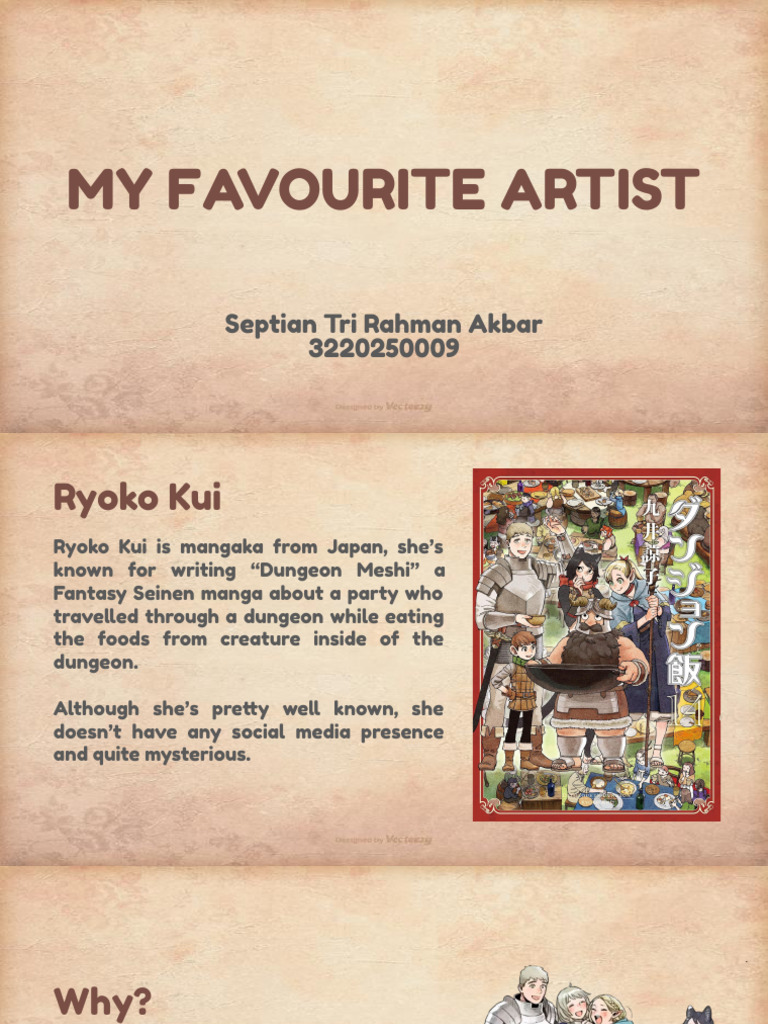 My Favourite Artist - Eng | PDF