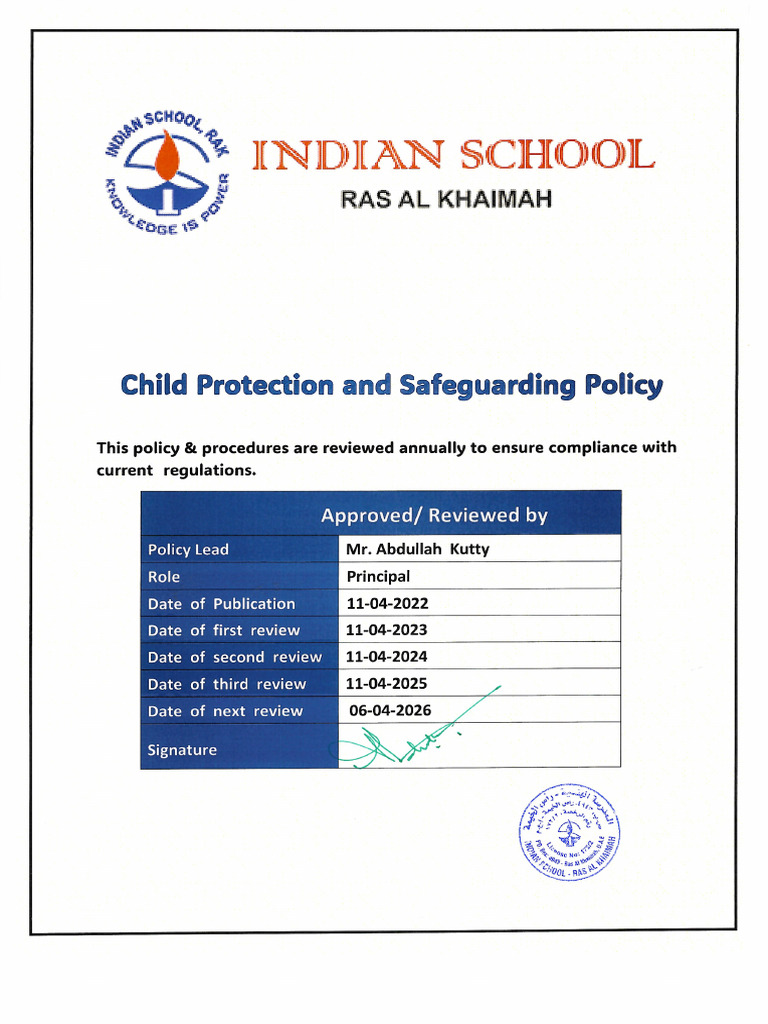 Child Protection Policy Overview | PDF | Child Abuse | Child Neglect