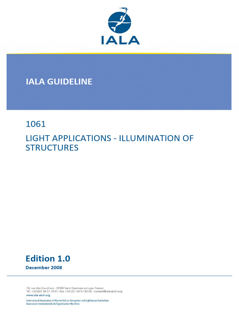 IALA, Light Applications Illumination of Structures, 2008 | PDF ...