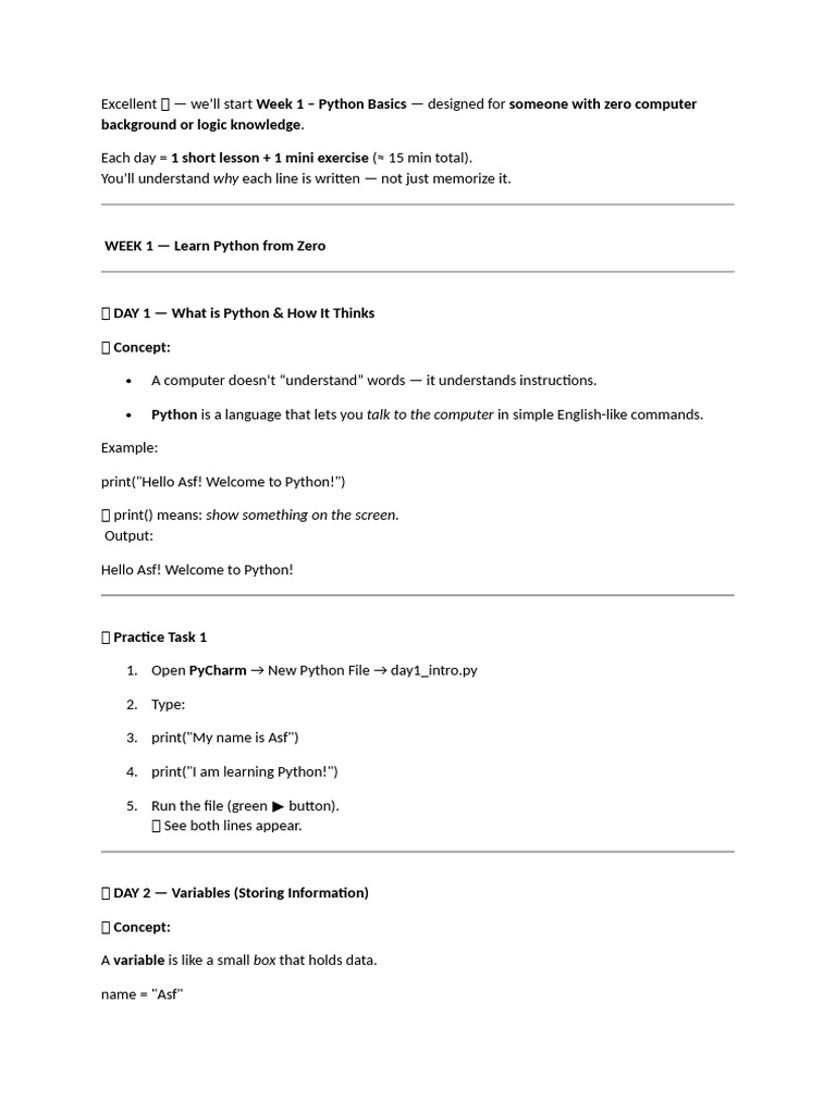 Python Learn Fundamentals | PDF | Integer (Computer Science) | Python (Programming Language)