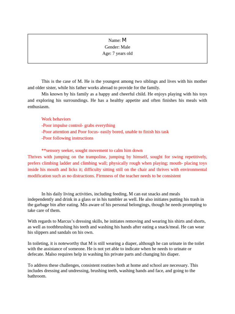 Special Curriculum Auditory and Visual Processing | PDF | Teachers ...