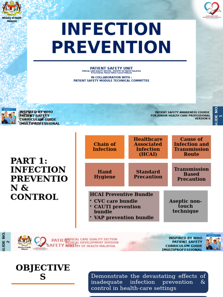 P4 - Infection Prevention & Control | PDF | Hospital Acquired Infection ...
