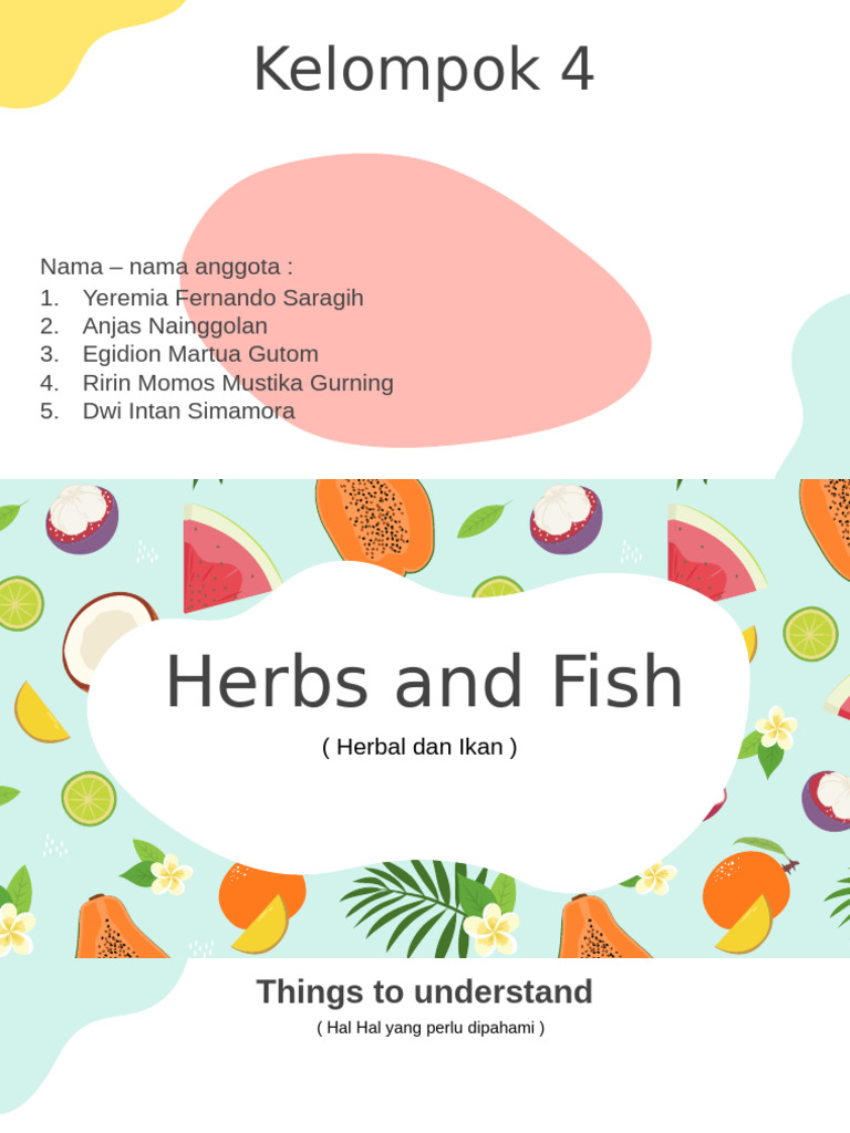 Herbs and Fish-2 | PDF