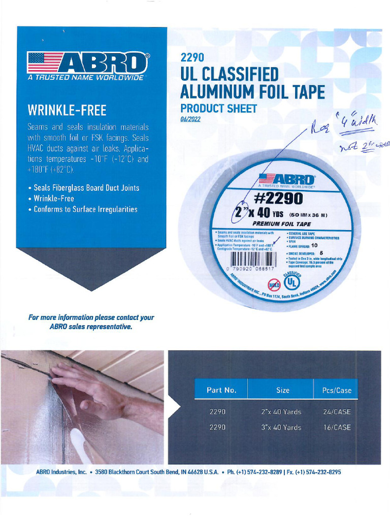 Duct Insulation & Insulation Tape | PDF