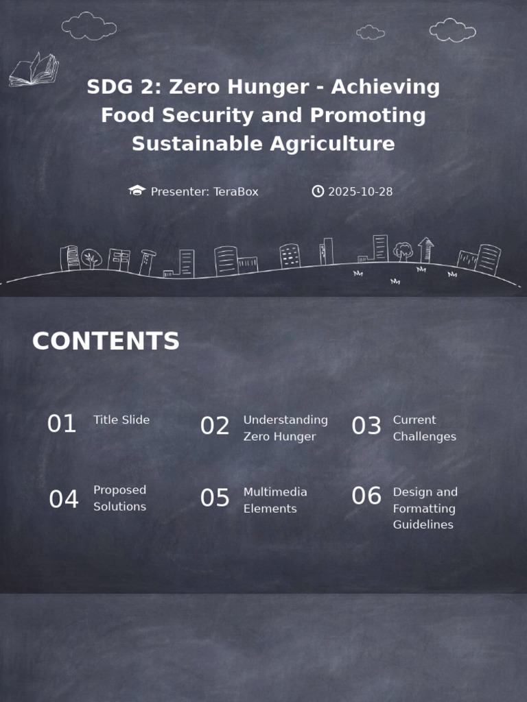 SDG 2 Zero Hunger Achieving Food Security and Promoting Sustainable ...