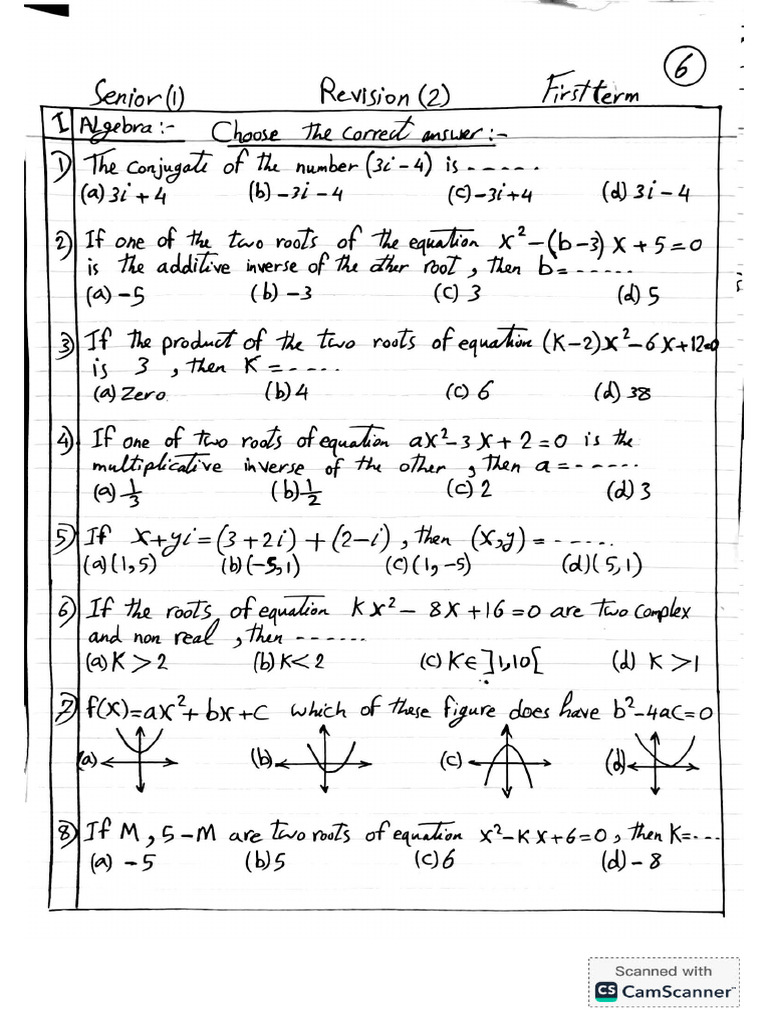 Revision 2 Senior 1 | PDF