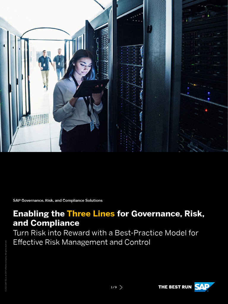 SAP GRC Solutions: Three Lines Model | PDF | Internal Audit | Audit