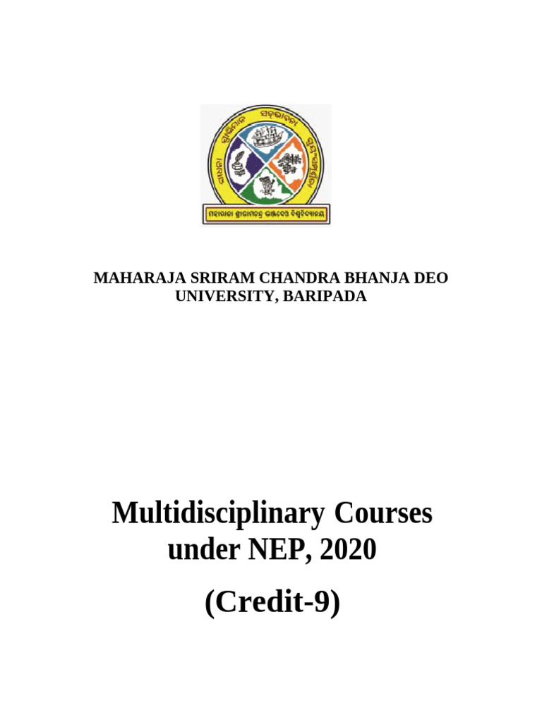 Multi Disciplinary Course | PDF | Entrepreneurship | Marketing