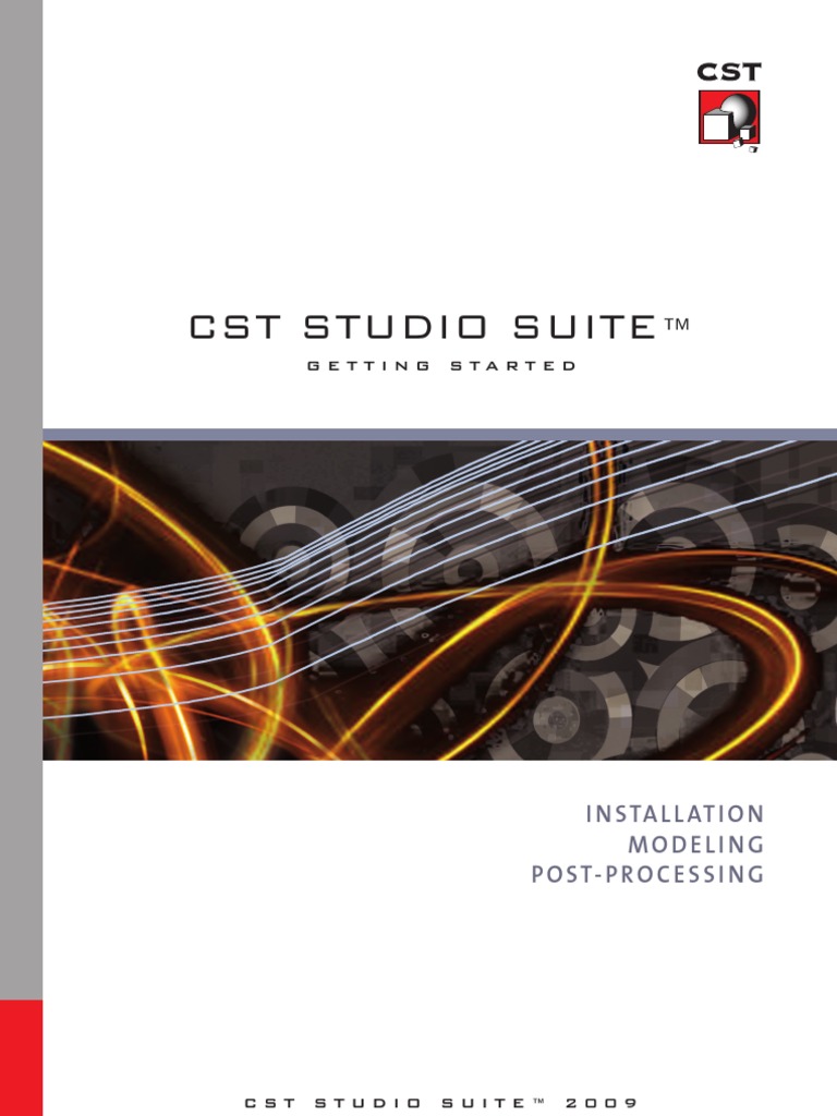 CST Studio Suite - Getting Started | PDF | Microsoft Windows ...