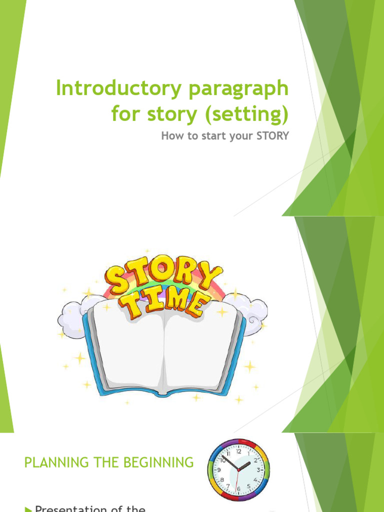Introductory Paragraph For Story | PDF
