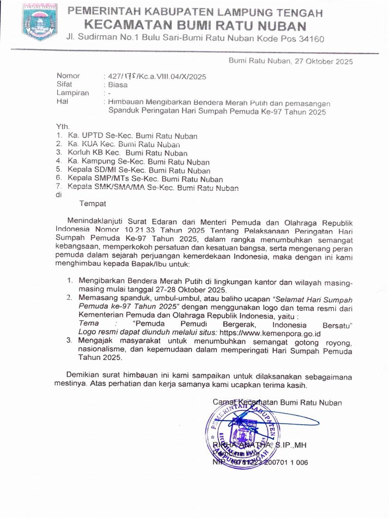 himbauan hsp 2025 | PDF