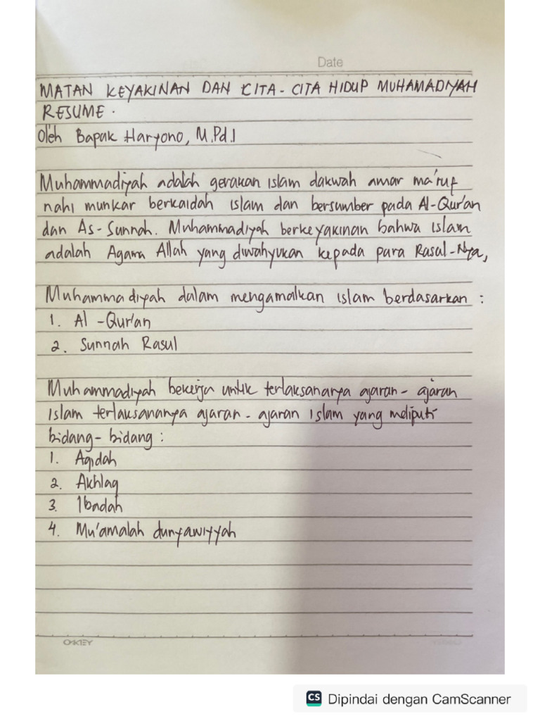 Resume Materi II | PDF