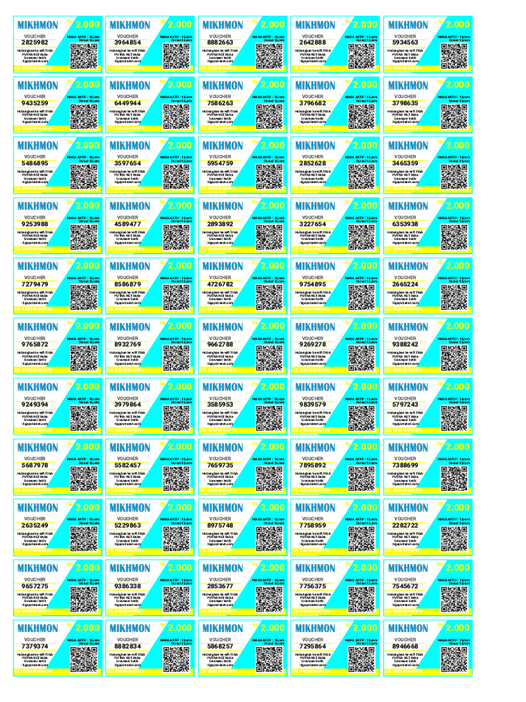 Contoh Voucher | PDF
