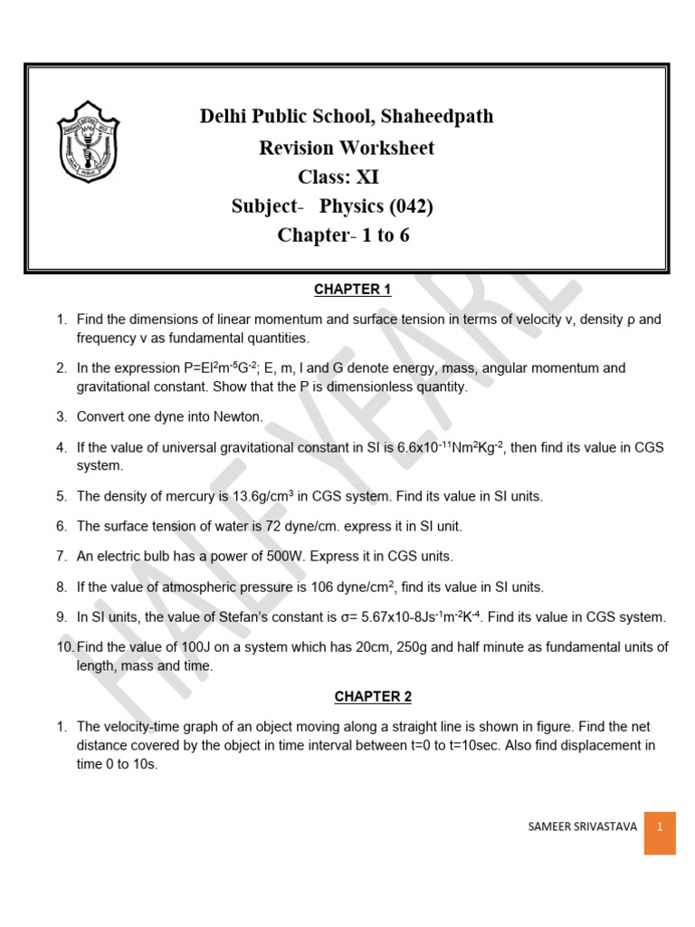 Class VII Physics Test: Momentum & Forces | PDF | Collision | Tension ...