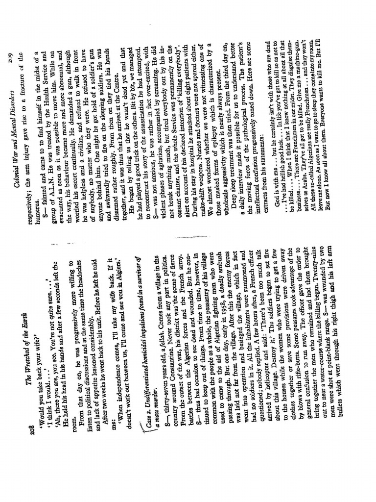 Fanon Colonial Wars | PDF