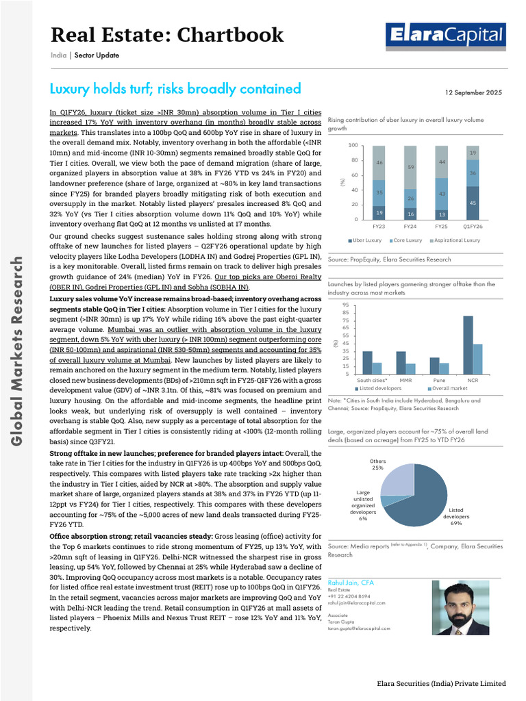 Elara - Real Estate | PDF | Investing | Financial Economics