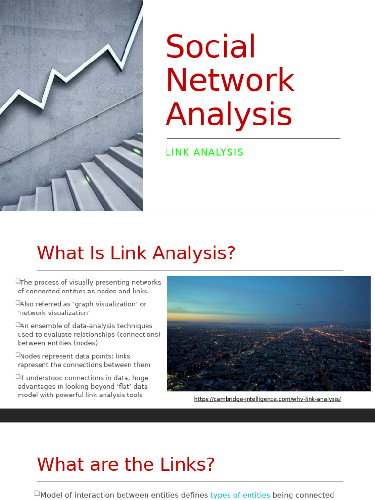 Social Network Analysis - Chapter 4 - Link Analysis | PDF | Applied ...