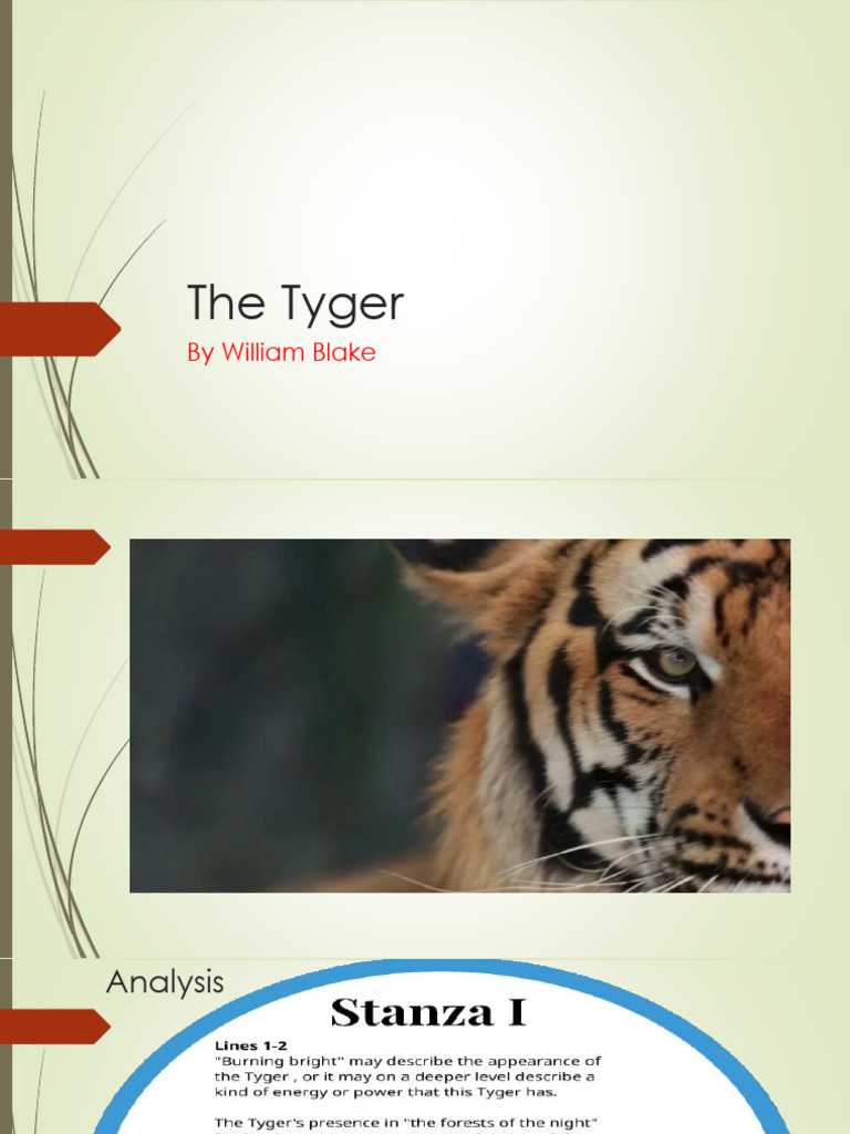 The Tyger Poem UOK | PDF
