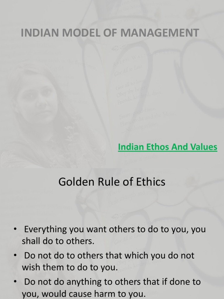 Indian Model of Management | PDF | Value (Ethics) | Ecology