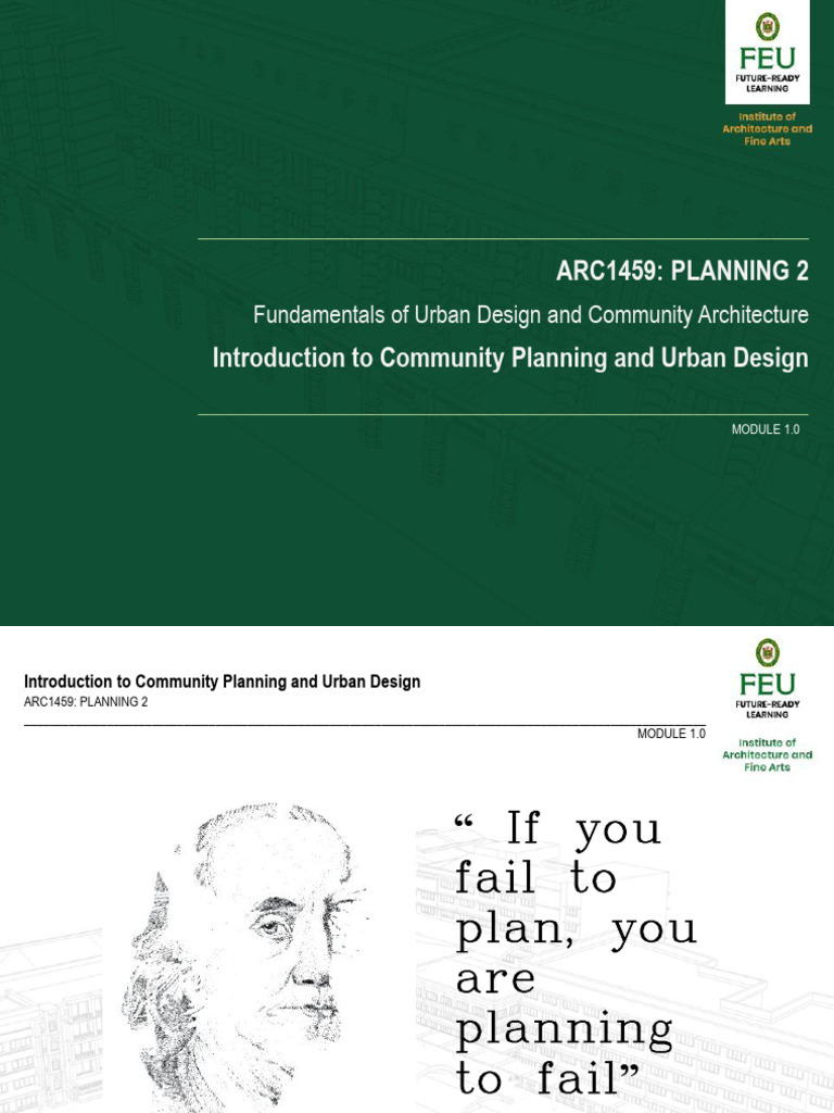 Urban Design and Community Planning Guide | PDF | Urban Design ...