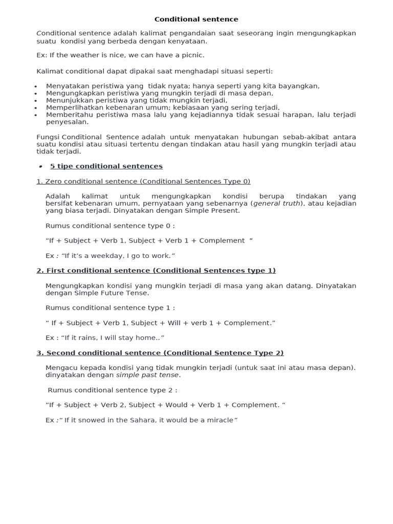 Conditional Sentences | PDF | Semantics | Language Mechanics