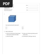 Lateral vs. Surface Area Explained | PDF | Area | Rectangle