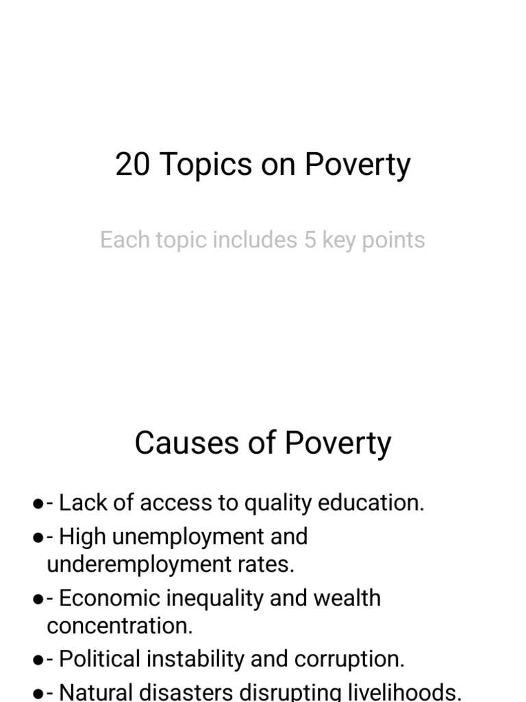 English Poverty Topics Enlarged | PDF | Poverty | Poverty & Homelessness