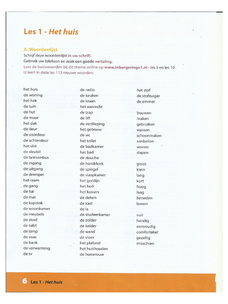 Dutch Spelling Words | PDF