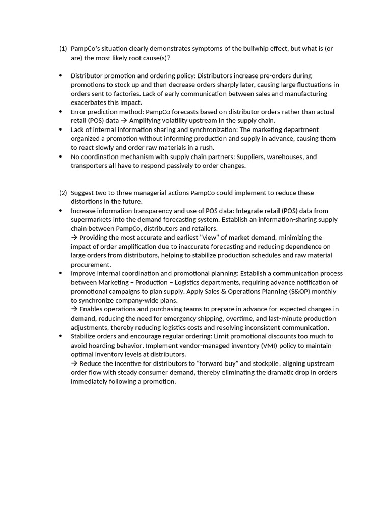 PampCo | PDF | Economies | Business