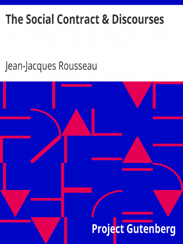 The Social Contract - Rousseau | PDF | Sovereignty | Jean Jacques Rousseau