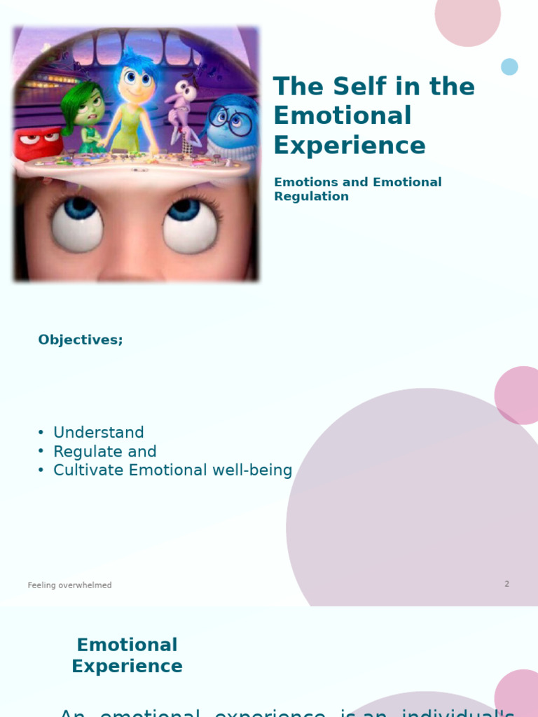 The Self in The Emotional Experience | PDF | Emotions | Emotional Self ...