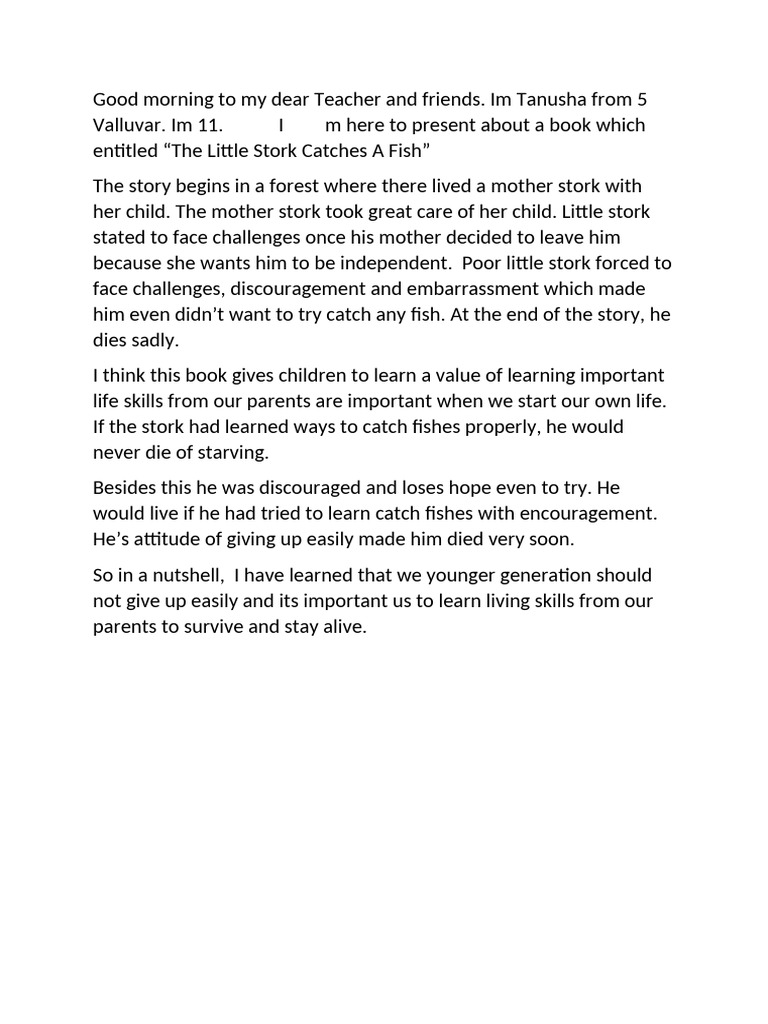 Good Morning To My Dear Teacher and Friends | PDF