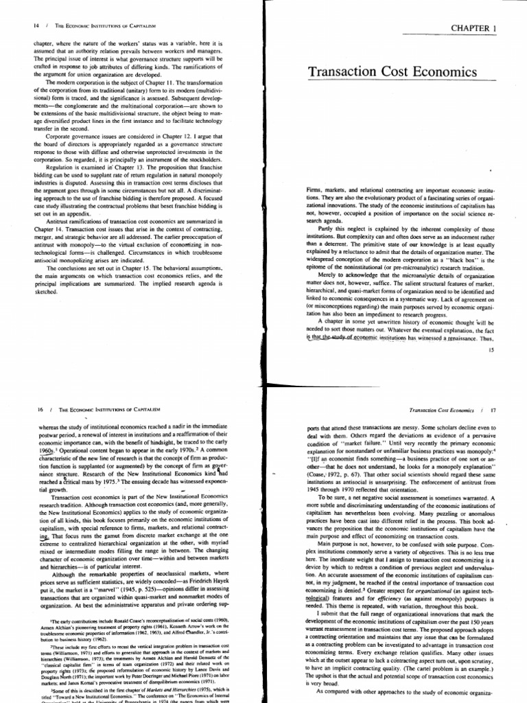 Chap1 - Economics Insitutions of Capitalism | PDF | Monopoly | Market ...