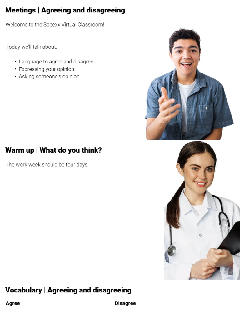 Agree Disagree | PDF