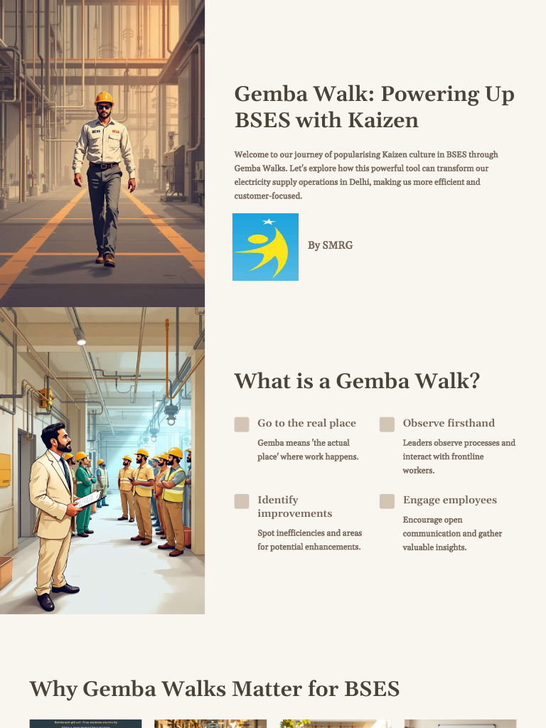 Gemba Walks for Kaizen in BSES | PDF | Business | Economies