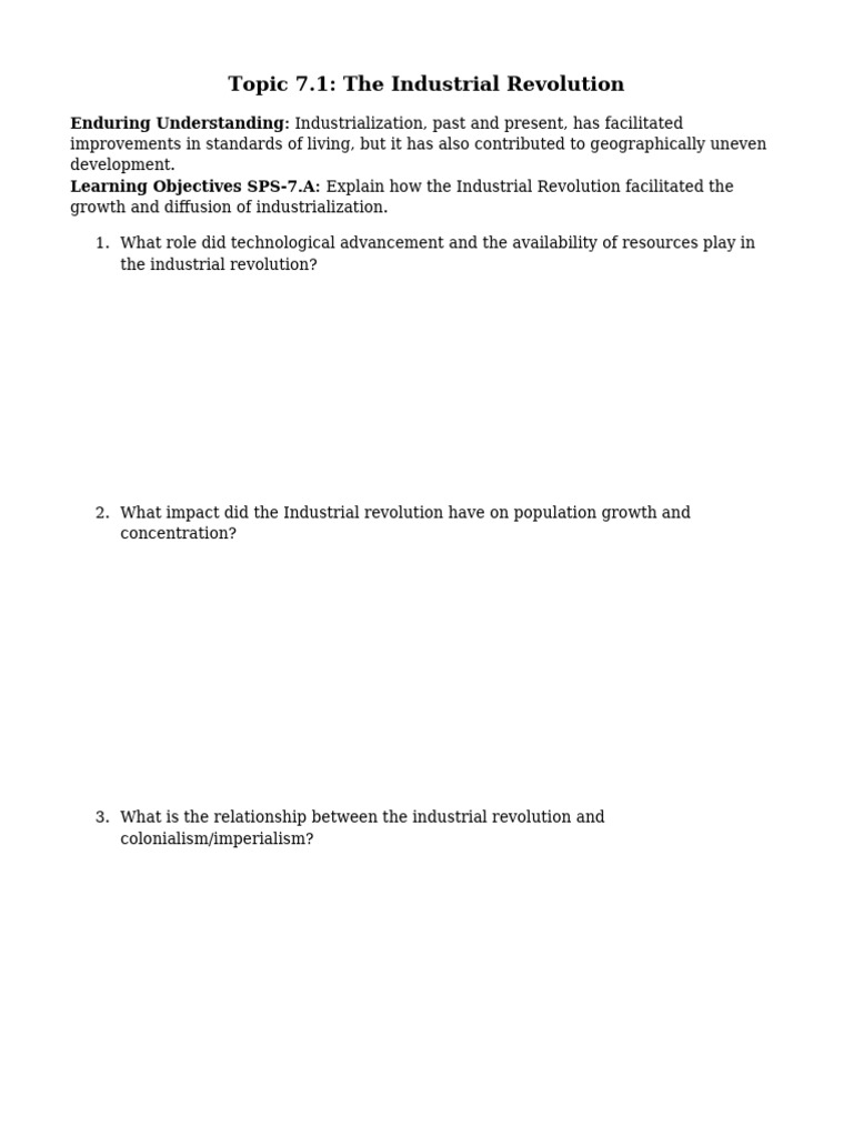 Unit 7 Development Student Guided Notes | PDF | Economic Development ...