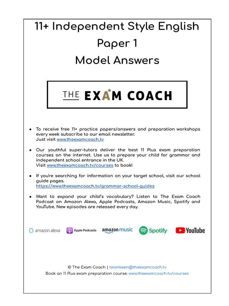 Lesson 2 Model Answers | PDF