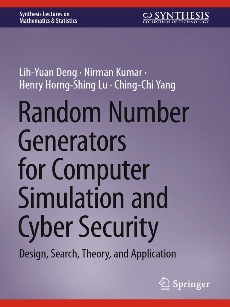 Random Number Generators for Security | PDF | Monte Carlo Method ...