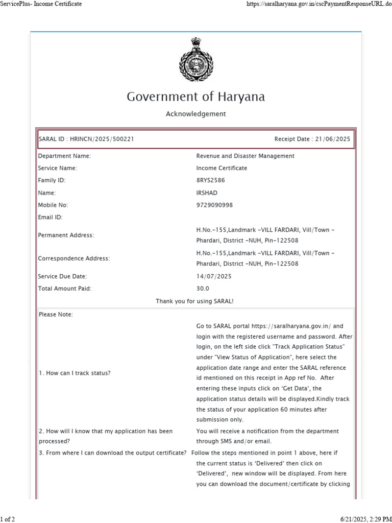 Irshad Income | PDF | Software | Computing