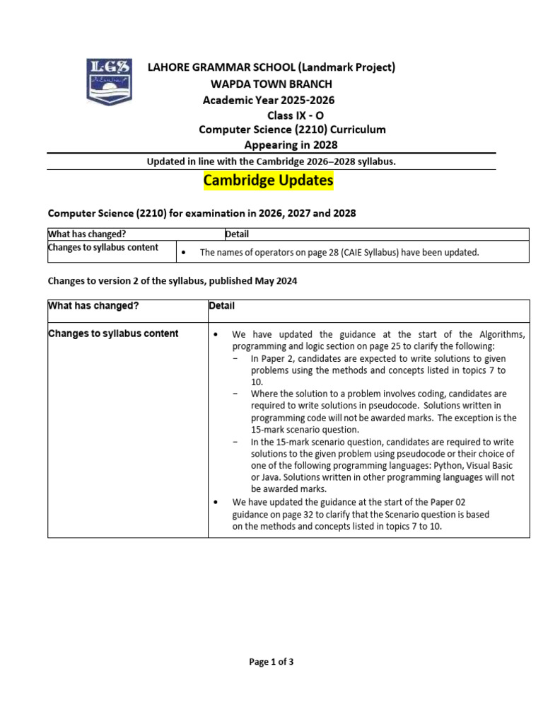 9 O Computer Science 25 - 26-1 | PDF | Computer Programming | World Wide Web