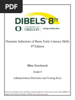 Dibels 8 Benchmark Maze 6 Scoring Key 2020-1 | PDF | Blizzards | Popcorn