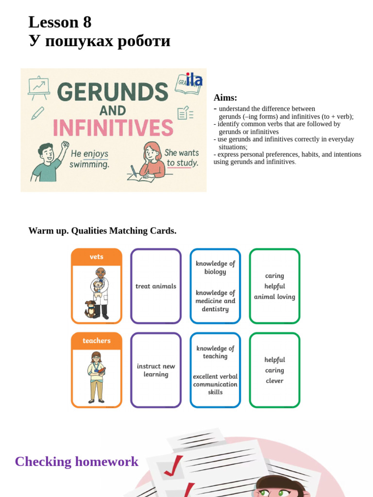 Lesson 7 - Grammar Practice | PDF | Verb | Subject (Grammar)